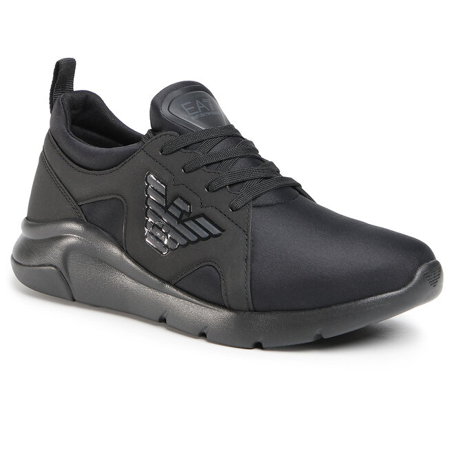 Sneakers EA7 Emporio Armani X8X056 XK168 A083 Triple Black | eschuhe.de