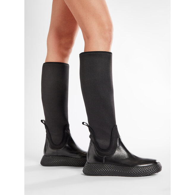 Spannende Schwarze Stiefel Mnner Bild