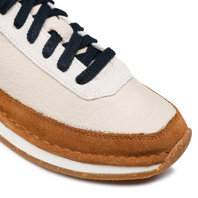 Sneakersy Clarks CraftRun Lace 261644537 Beżowy | eobuwie.com.pl