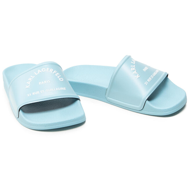 Chanclas KARL LAGERFELD KL80908 Blue Rubber | zapatos.es