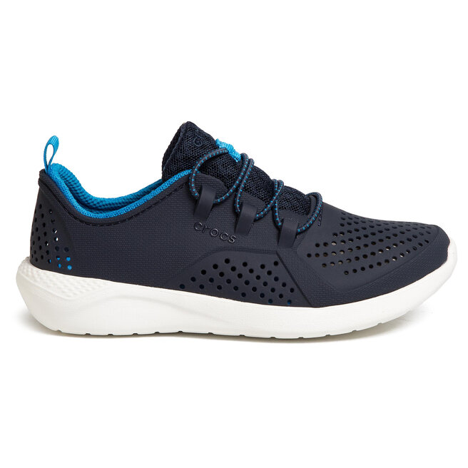 Halbschuhe Crocs Literide Pacer K 206011 Navy/White | eschuhe.de