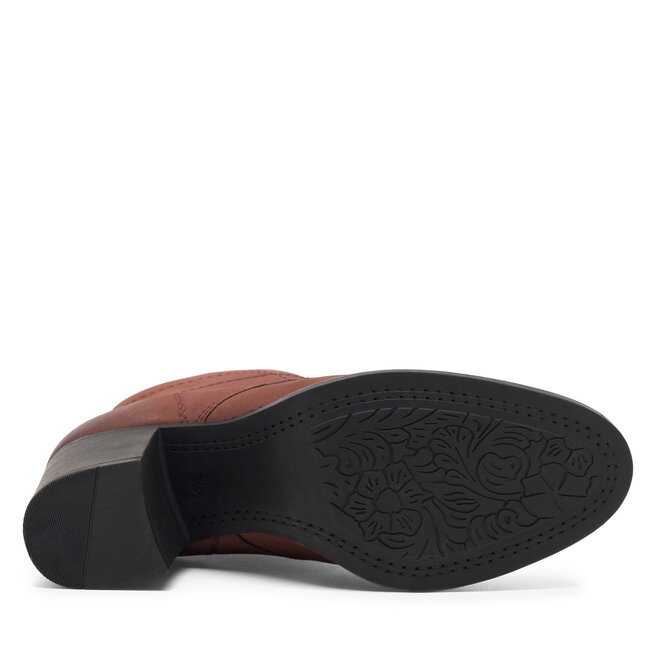 Botki Lasocki WI23-RUTH-04 Bordowy | eobuwie.com.pl