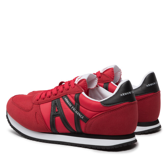Sneakersy Armani Exchange XUX017 XCC68 K667 Czerwony | eobuwie.com.pl