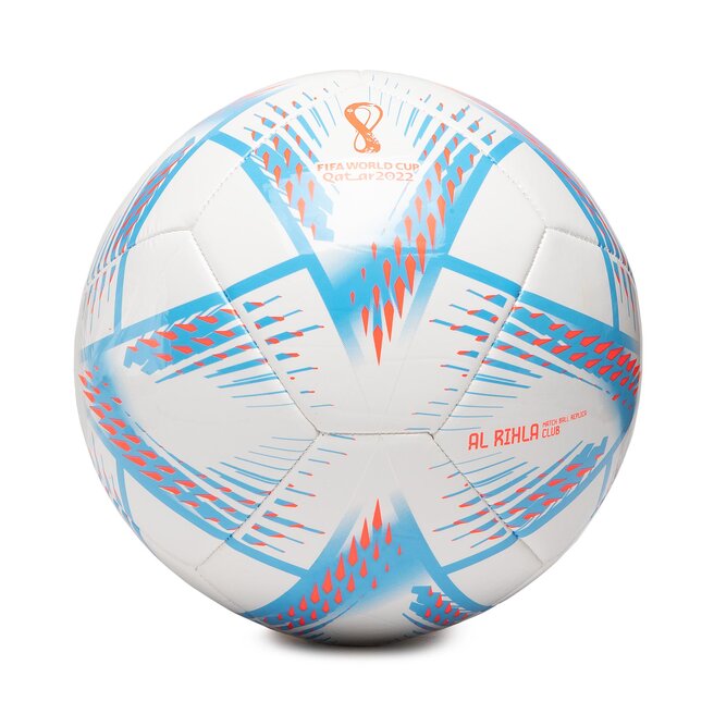 Ball adidas Al Rihla H57786 White / Pantone / Solar Red | eschuhe.de