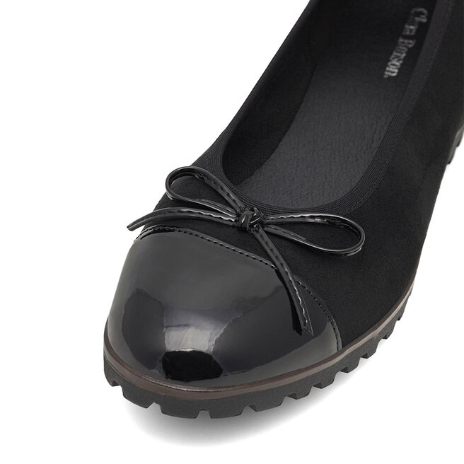 Baleriny Clara Barson WYL3653-1 Czarny | eobuwie.com.pl