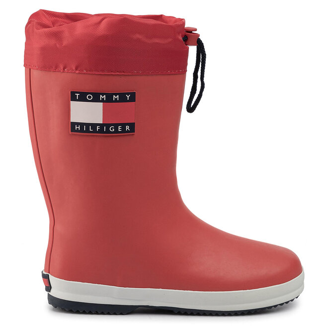 Botas de agua Tommy Hilfiger Rain Boot T3B6-30540-0801 D Rojo | zapatos.es