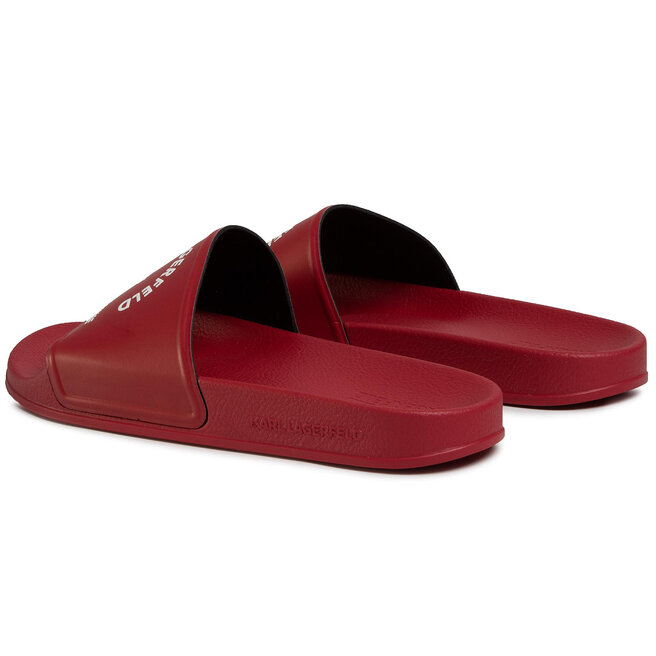 Chanclas KARL LAGERFELD KL70008 Red Rubber | zapatos.es