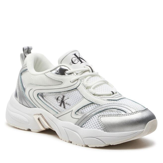 Sneakers Calvin Klein Jeans Retro Tennis Low Lace Mh Ml Mr YW0YW01381 ...