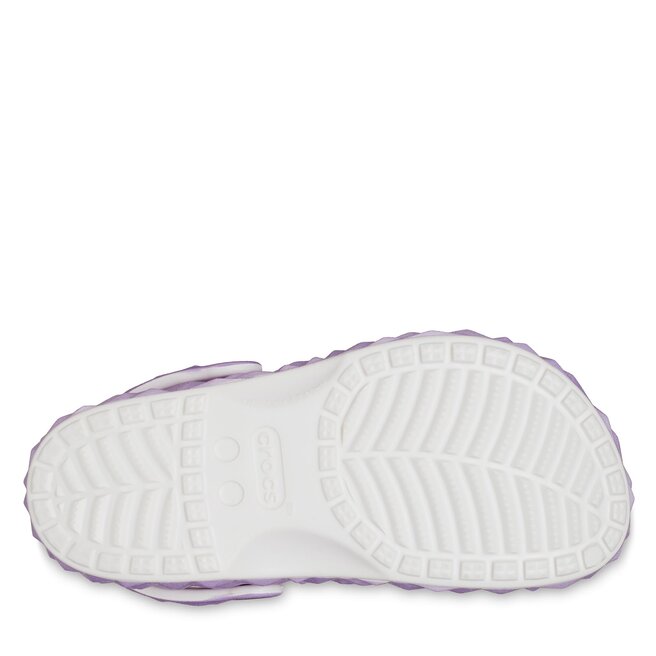 Παντόφλες Crocs Classic Iridescent Geo Clog Kids 209693 White 100 ...