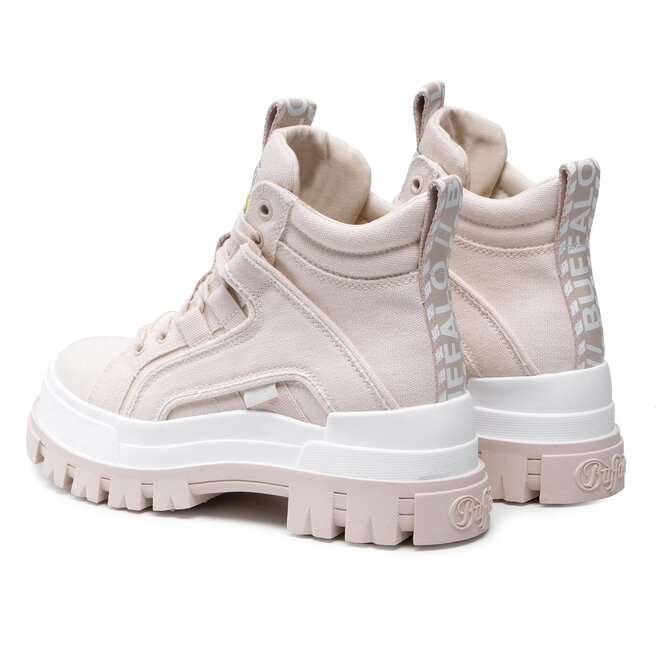 Botki Buffalo Aspha Nc Mid BN16220571 Beige | eobuwie.com.pl