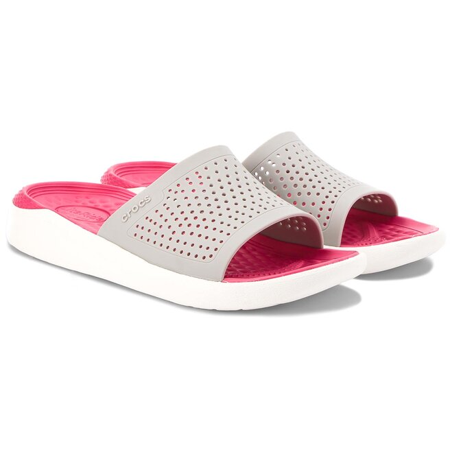 Παντόφλες Crocs Literide Slide 205183 Γκρι | epapoutsia.gr