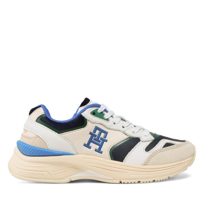 Sneakers Tommy Hilfiger Modern Preppy Runner FW0FW06867 Beige | escarpe.it