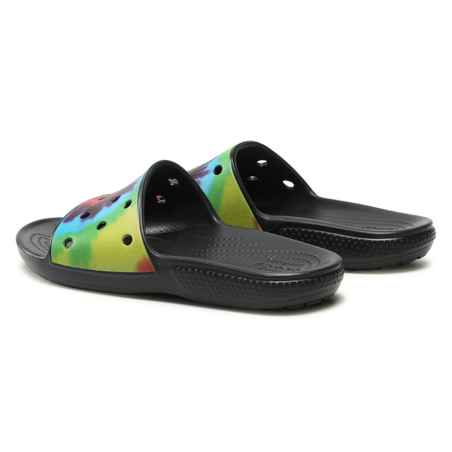 Klapki Crocs Classic Crocs Tiedye Grphc Sld 206520 Kolorowy | eobuwie ...