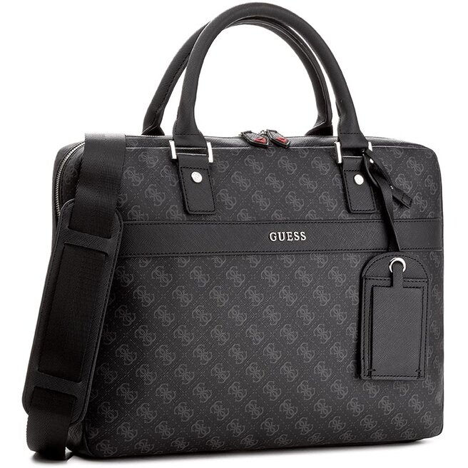Laptoptasche Guess Uptown Logo HM6210 POL74 BLACK | eschuhe.de
