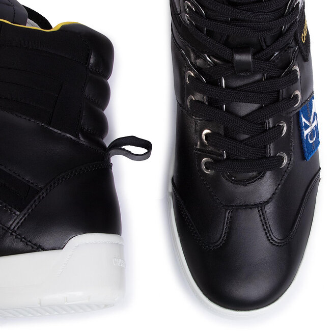 Sneakers Calvin Klein Jeans Norton Nappa Leather S0580 Black | eschuhe.de