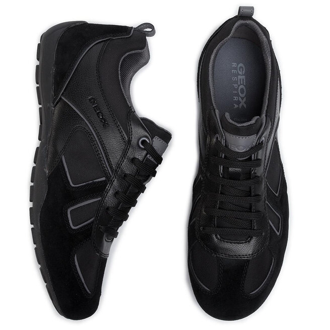 Sneakers Geox U Ravex E U023FE 022BC C9999 Schwarz | eschuhe.de