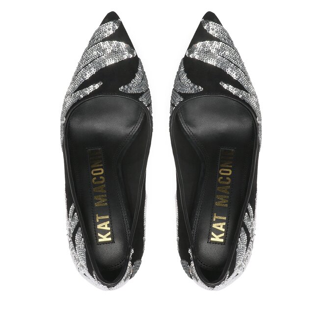 High Heels Kat Maconie Lydia Black/Silver | eschuhe.de