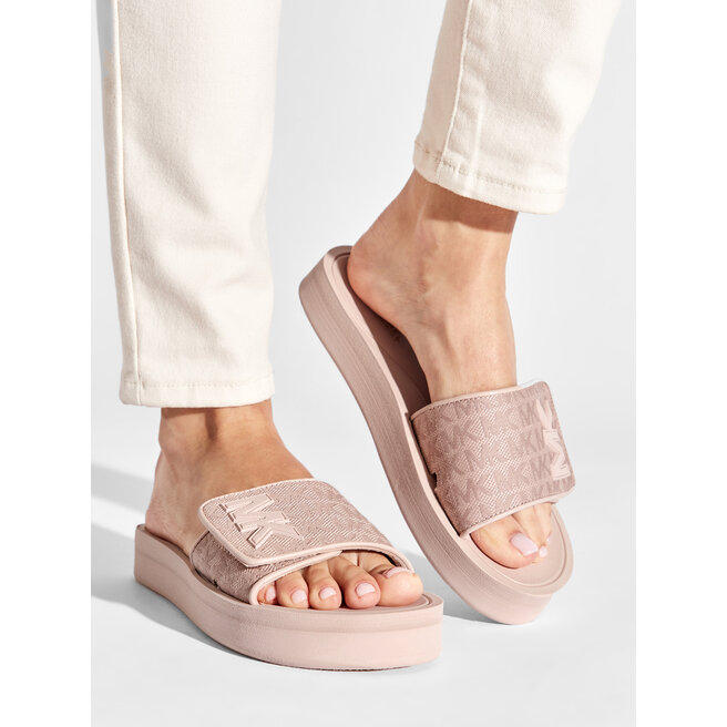 Chanclas MICHAEL Michael Kors Mk Platform Slide 40T2MKFA1Y Sftpink/Fawn ...