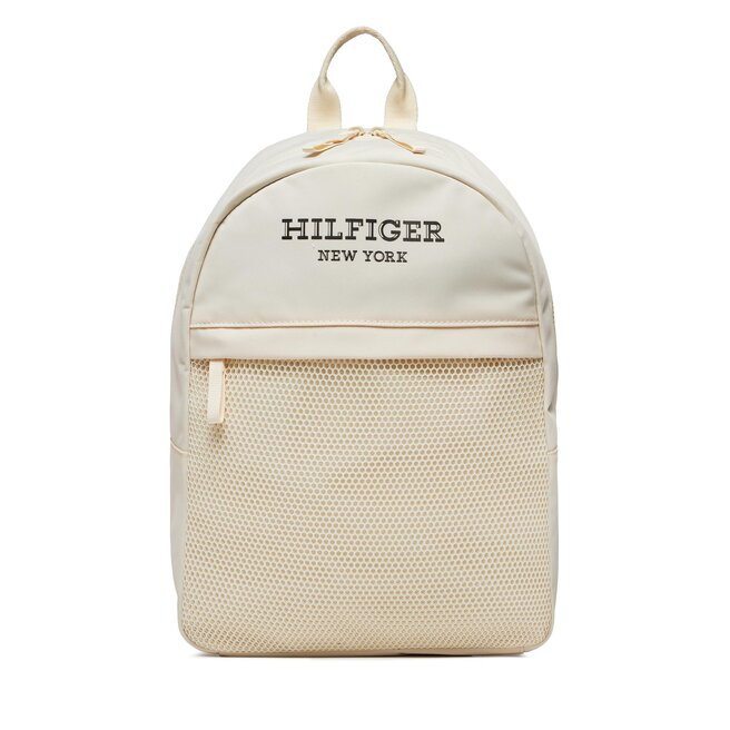 Rucksack Tommy Hilfiger Monotype Backpack AU0AU01837 Beige | eschuhe.de
