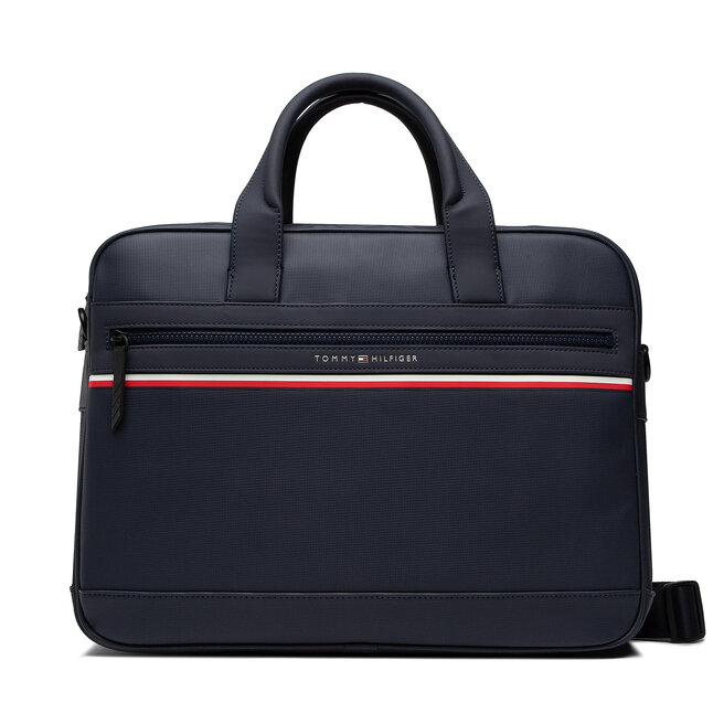 Laptoptasche Tommy Hilfiger Th Stripe Computer Bag AM0AM10301 DW6 | eschuhe.de