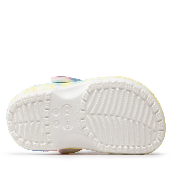 Παντόφλες Crocs Classic Tiedye Graphic Clog T 206994 White/Multi ...