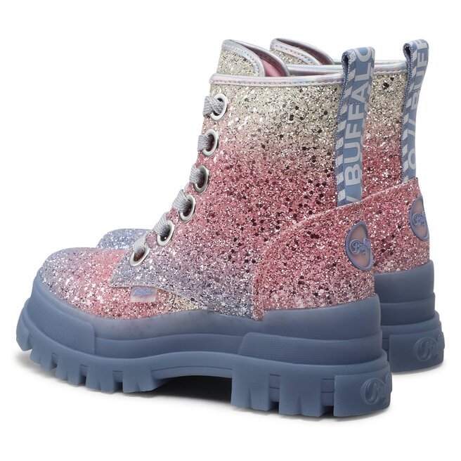 Schnürstiefeletten Buffalo Aspha Laceup Hi BN1622145 Mermaid Purple ...