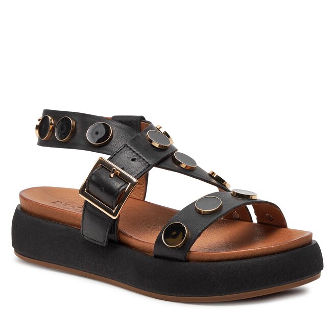 Sandały Inuovo A96013 Czarny | eobuwie.com.pl