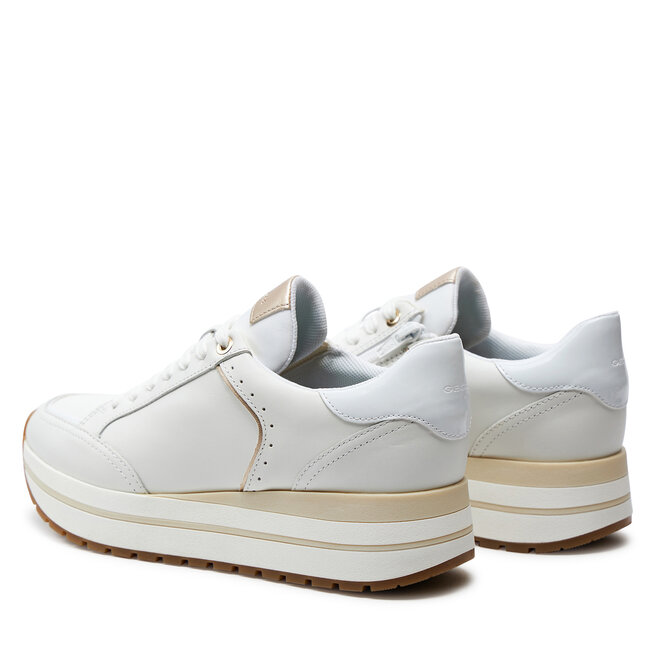 Sneakersy Geox D New Kency D45MZA 08502 C1000 White | eobuv.cz