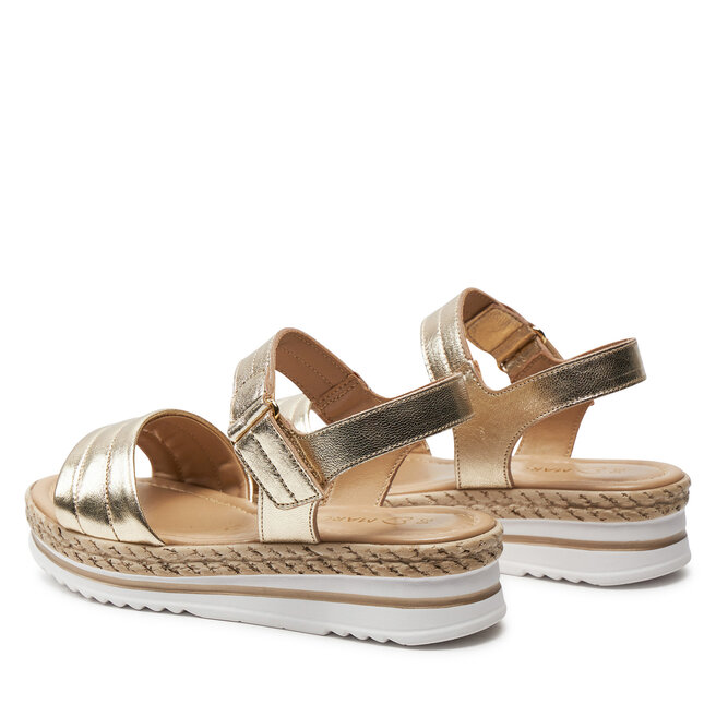 Sandały Marco Tozzi 2-28254-42 Złoty | eobuwie.com.pl