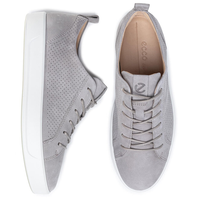 Sneakersy ECCO Soft 8 M 45088402459 Moon Rock | eobuwie.com.pl