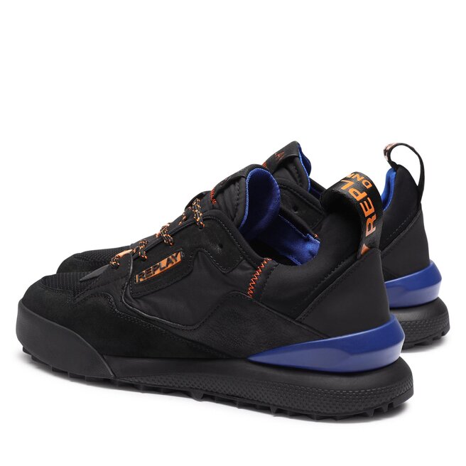 Sneakersy Replay Field Master GMS8L.000.C0001L Czarny | eobuwie.com.pl