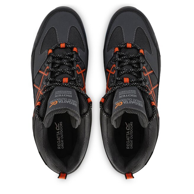 Scarpe da trekking Regatta Samaris III Low RMF835 Granite/Blaze Orange ...