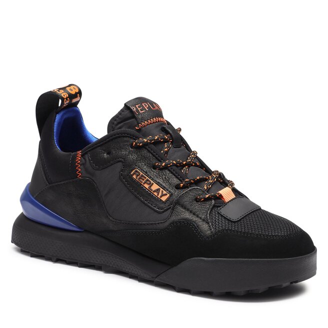 Sneakersy Replay Field Master GMS8L.000.C0001L Czarny | eobuwie.com.pl