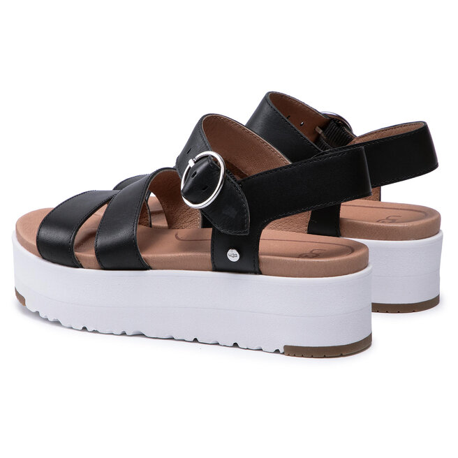 Сандали Ugg W Leedah 1120052 Черен | obuvki.bg