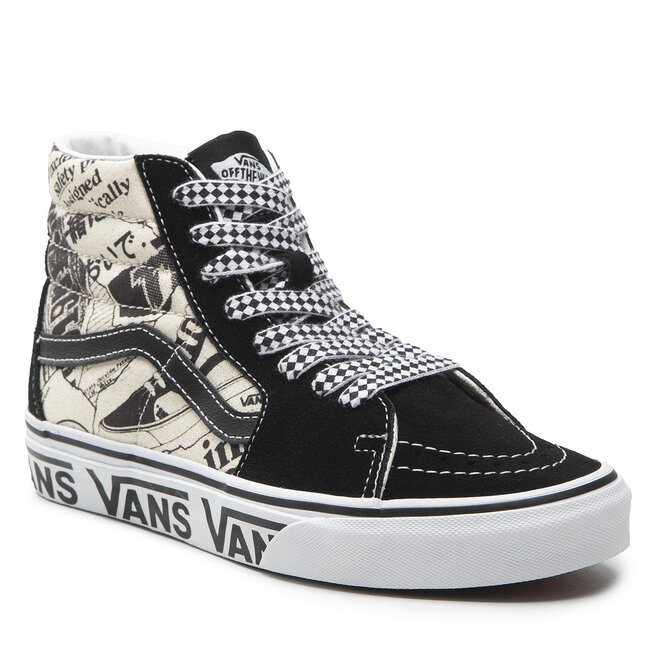 Sneakers Vans Sk8-Hi VN0A7Q5NBA21 Vans Collage Black/White | eschuhe.de