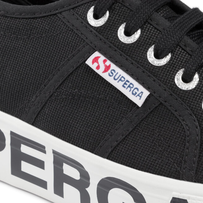 Scarpe sportive Superga 2790 Cotw Outsole Lettering S00FJ80 Nero ...