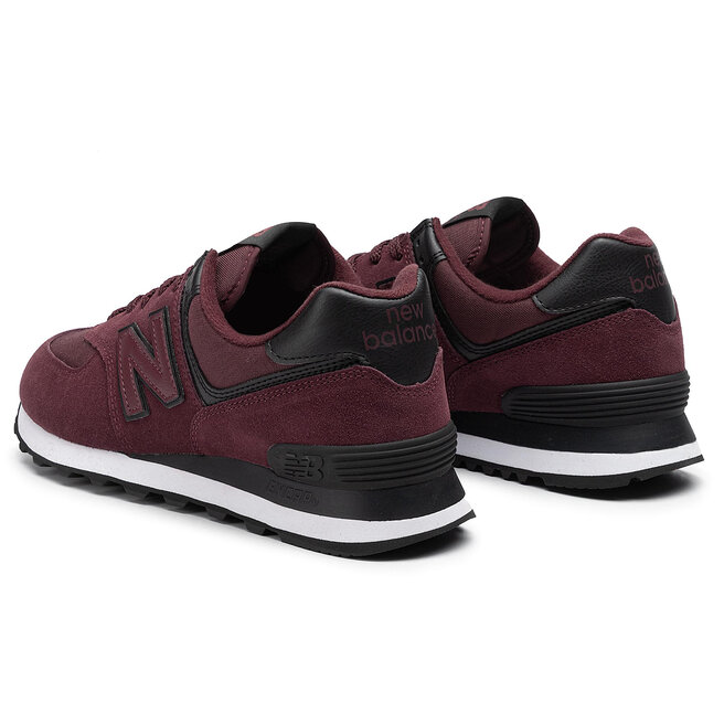 Sneakers New Balance ML574ECD Guinda/burdeos • Www.zapatos.es