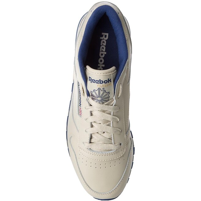 Schuhe Reebok Cl Lthr 28413 Ecru/Navy | eschuhe.de
