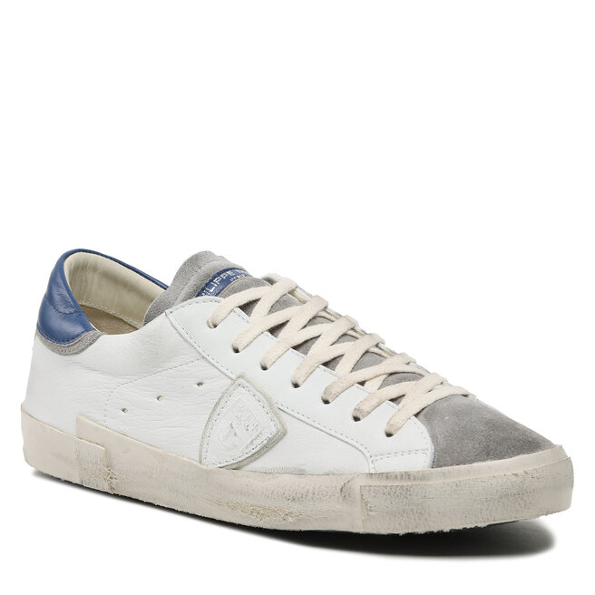 Sneakers Philippe Model Prsx Low PRLU WX12 Blanc/Gris | epantofi.ro