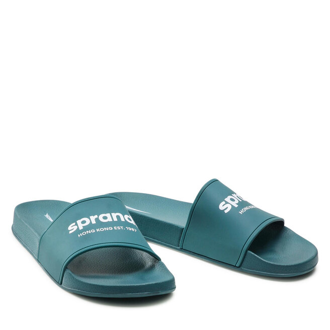 Klapki Sprandi 865478A Zielony | eobuwie.com.pl