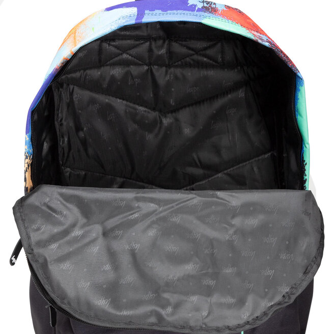 Rucksack HYPE Multi Coloured Graffiti Drip Backpack TWLG-699 Black ...