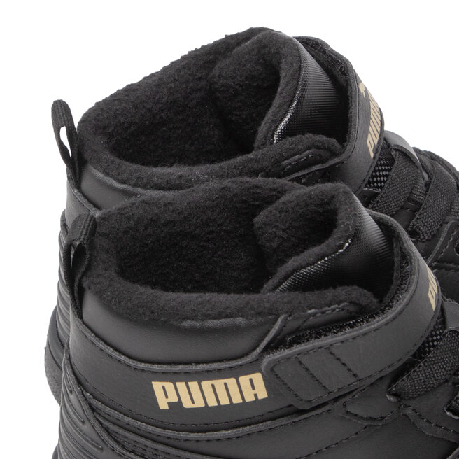 Sneakers Puma Rebound Rugged V Ps 388244 01 Puma Black/Puma Black/Gold ...