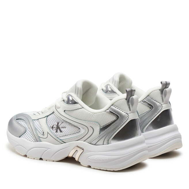 Sneakersy Calvin Klein Jeans Retro Tennis Low Lace Mh Ml Mr YW0YW01381 ...