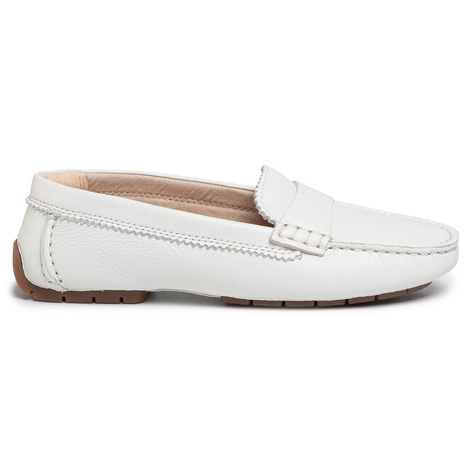 Mokassins Clarks C Mocc 261478664 White Leather | eschuhe.de