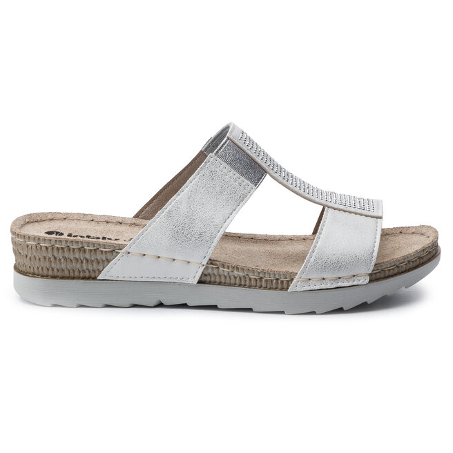 Ciabatte Inblu OF043B1B Argento | escarpe.it