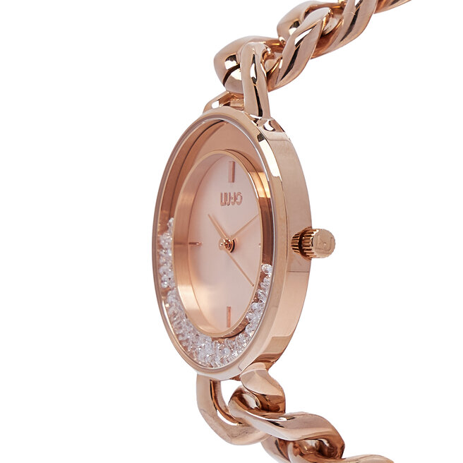 Ceas Liu Jo Dancing Chain TLJ2242 Placat cu aur roz | epantofi.ro