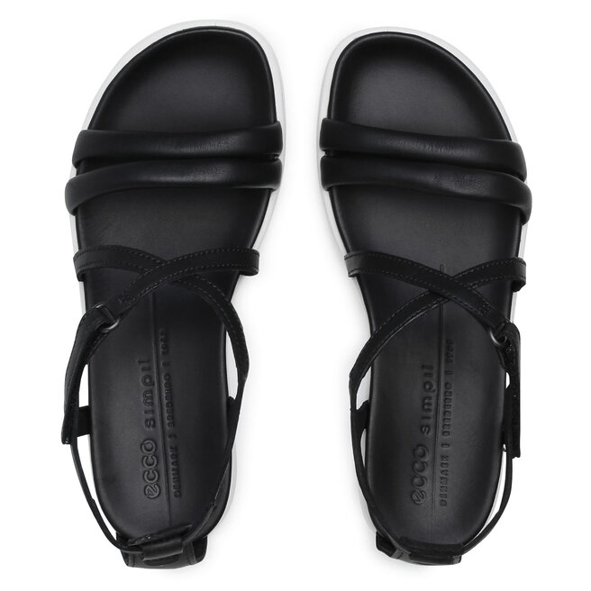 Sandały ECCO Simpil Sandal 20923301001 Black | eobuwie.com.pl