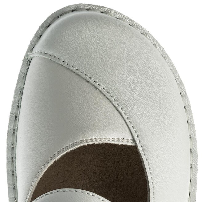 Klapki Berkemann Heliane 03457-130 Biały | eobuwie.com.pl