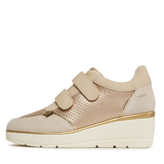 Zapatillas Geox D Ilde D25RAB 0NFEK C2235 Lt Gold/Beige | zapatos.es