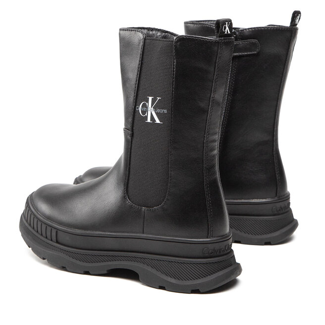 Stiefel Calvin Klein Jeans Chelsea Boot V3X5-80397-1355 S Black 999 ...